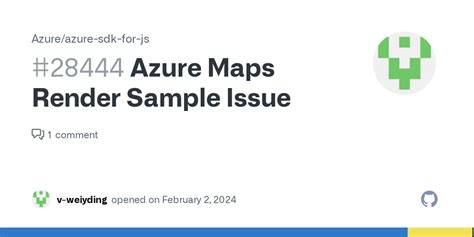 Azure Maps Render Sample Issue · Issue 28444 · Azureazure Sdk For Js