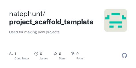 Github Natephuntprojectscaffoldtemplate Used For Making New Projects