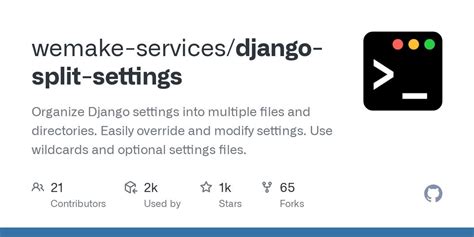 organize django settings into multiple files and directories easily