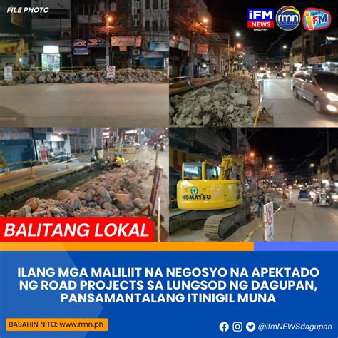 ILANG MGA MALILIIT NA NEGOSYO NA APEKTADO NG ROAD PROJECTS SA LUNGSOD ...
