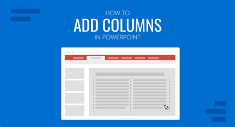 How To Add Columns In Powerpoint
