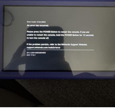 Weird Error Rnintendoswitchhelp