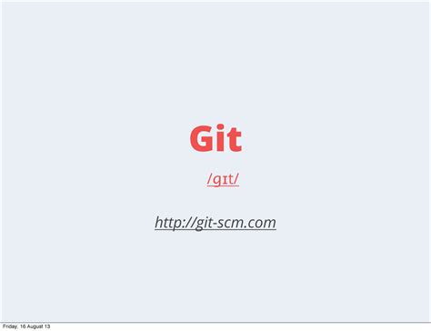 Git Speaker Deck