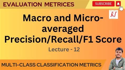 Prof Rahul Jain On Linkedin Multiclass Classification Metrics Macro