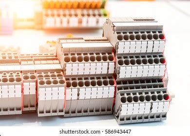 Wiring Connectors Terminal Block Industrial Electronic Stock Photo Shutterstock