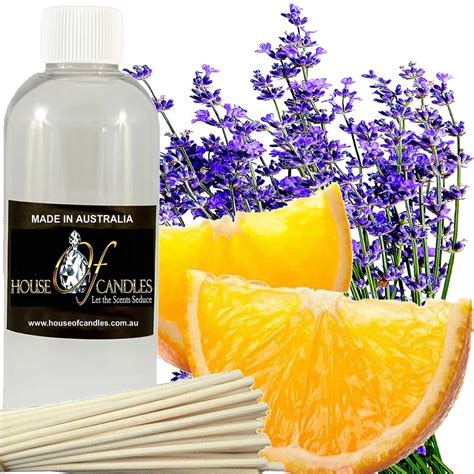 Sweet Orange And Lavender Scented Diffuser Fragrance Oil Refill Vegann