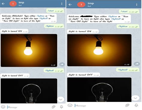 Telegram Bot Using Python For Home Automationin Example Controlling A