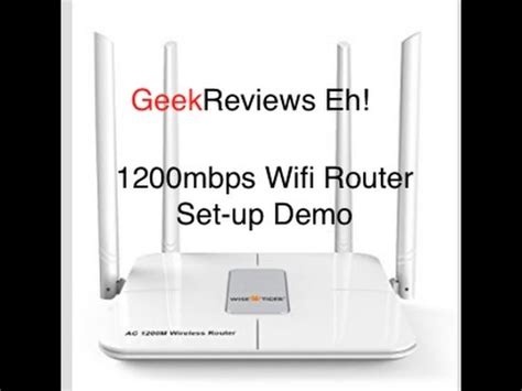 Wi Fi Router AC Mbps Dual Band GHZ GHZ Setup YouTube