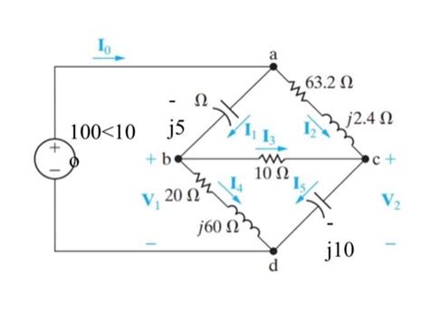 Solved Find 101112131415v1v2 For This Circuit