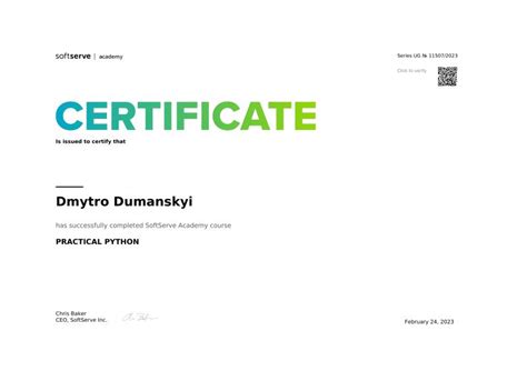 Dmytro Dumanskyi On Linkedin Completed A Practical Course In Python
