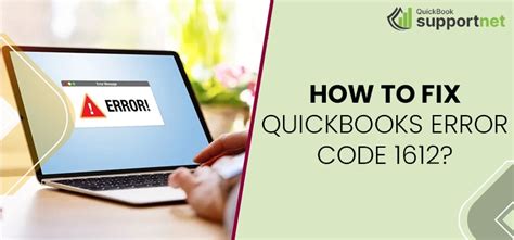 How To Fix Quickbooks Error 1612 By Joe Watson Medium