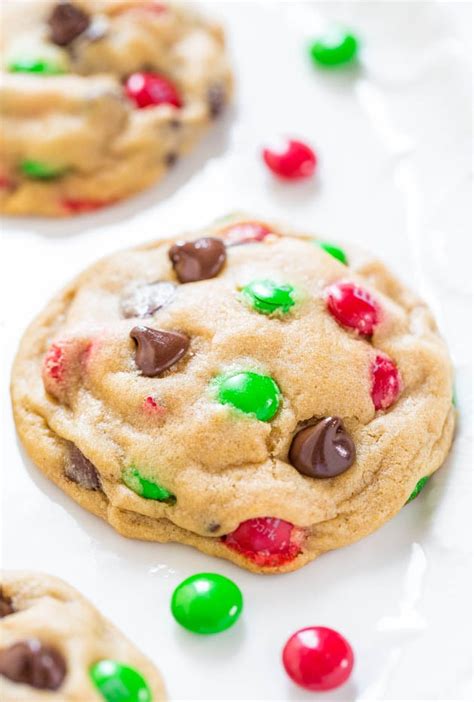 Chocolate Chip Mandm Cookies Soft And Chewy Averie Cooks