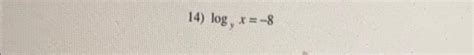 Solved Rewrite Each Equation In Exponential Form