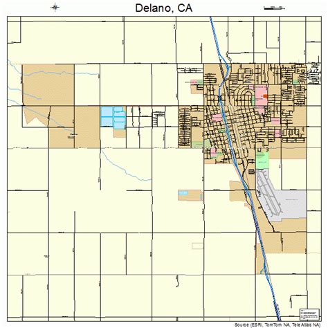 Map Of Delano