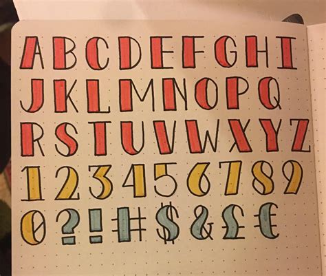 Easy Letter Fonts