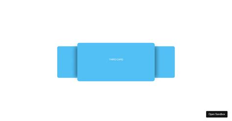 React Card Carousel Codesandbox