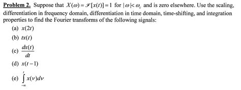 solved problem 2 suppose that x ω f[x t ] 1 for ∣ω∣
