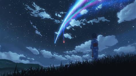 Mitsuha Looking At Stars Live Wallpaper
