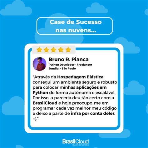 aplicação em python veja este case de sucesso nas nuvens