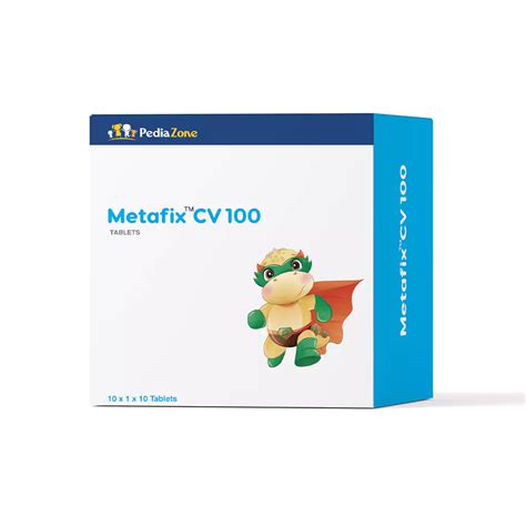 Metafix Cv 100 Dispersible Tablets Pediazone