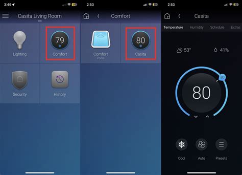 How To Use The Thermostat Interface Programmed Living
