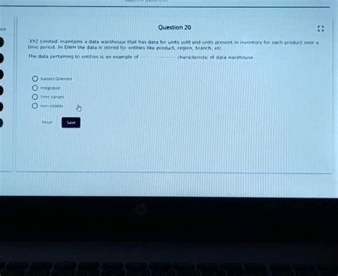 Question 20 Xy2 Limited Mainkins A Dala Studyx