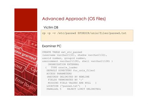 Oracle Forensics 101 Pdf Databases Computer Software And Applications