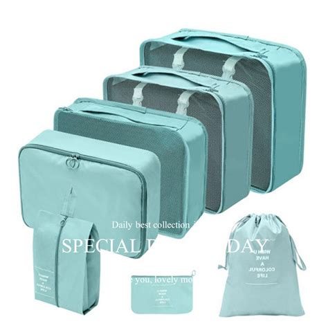 데일리나인 무료배송 Dn9ne 여행용 캐리어 정리 7종 세트 출장 파우치 수납 가방 여자 가방 캐쥬얼 미니 파우치