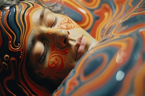 premium photo abstract patterns resembling the flow of cognitive