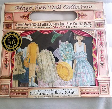 Magicloth Paper Doll Introducing Betsy Mccall 11 Toys And Games