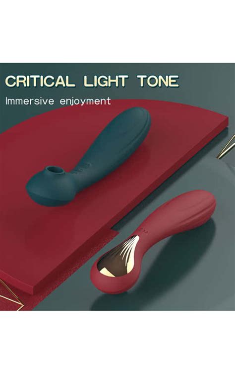 Моќен клиторален шмукач горниот дел е шмукач а долниот вибратор Xxx Sex Shop Libido Skopje