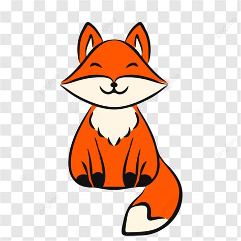 لطيف الثعلب الكرتون الحيوان رسم التوضيح النواقل ثعلب لطيف الثعلب