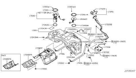 Fuel Tank 2011 Infiniti Ex35