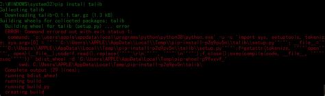 Python学习笔记之安装TA Lib talib 程序员大本营