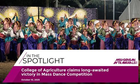 Mindanao 𝗜𝗡 𝗧𝗛𝗘 𝗦𝗣𝗢𝗧𝗟𝗜𝗚𝗛𝗧 College Of Agriculture Claims Long