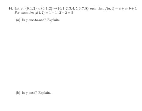 Solved 14 Let G {0 1 2} Ⓡ {0 1 2}
