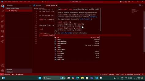 Create File In Node Js Youtube