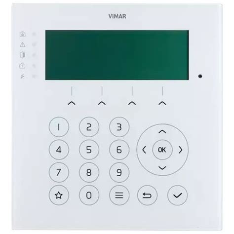 Alarm System Control Keypad 03817 Vimar Wall Mounted