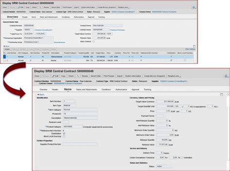 Central Contracts In Srm 7 0 Compera Consulting