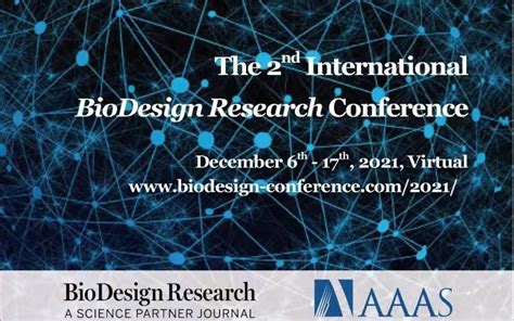 Take Part In The 2nd International Biodesign Research Conference