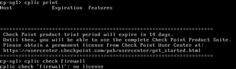my check point ccsa journal check point command line interface cli