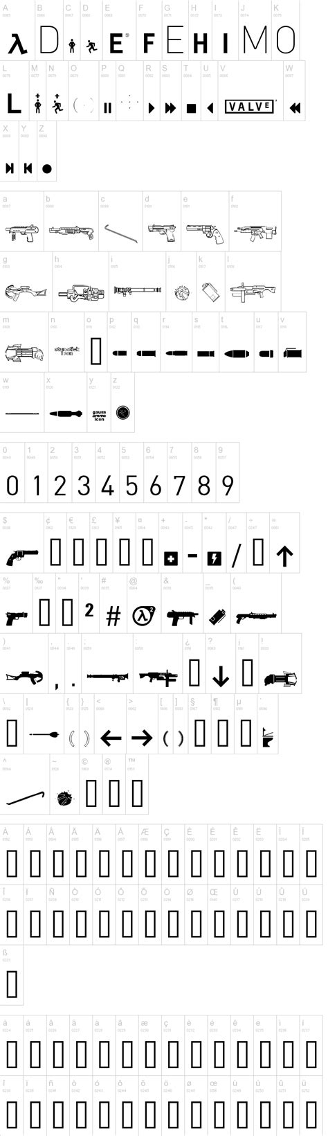 Halflife2 Font