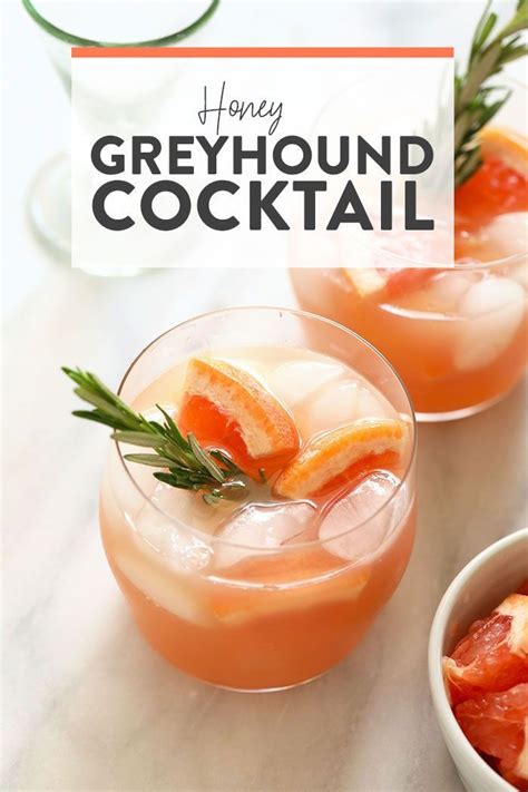 Its Happy Hour Time Make This Honey Greyhound Cocktail For A