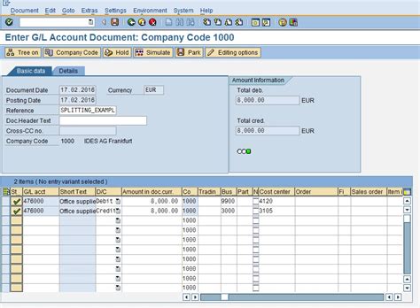 Document Splitting In New General Ledger Sap Community