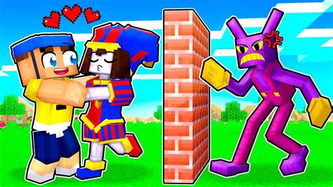POMNI Cheated On JAX In Minecraft Build To Survive Minecraft Videos