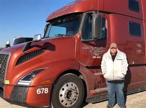 This Weeks Driver Spotlight Is On Eric Taulbee Tractor 678 Pohl Transportation