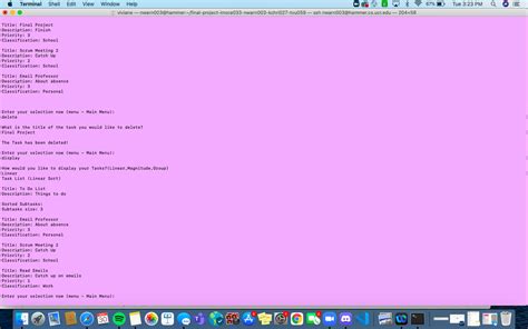 GitHub IngridAMorales Task Scheduler Final Project For Software Construction