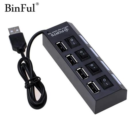 BinFul Slim Smallest Mini Port USB High Speed Transfer Rare USB HUB For Laptop For PC Est