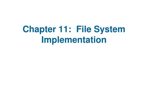 Ppt File System Implementation And Efficiency Powerpoint Presentation