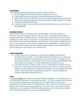 Cybersecurity Syllabus By Eli Cochran Teachers Pay Teachers